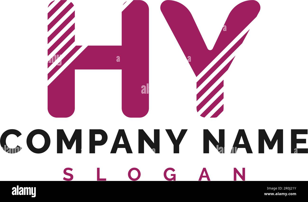 Hy letter logo hi-res stock photography and images - Alamy