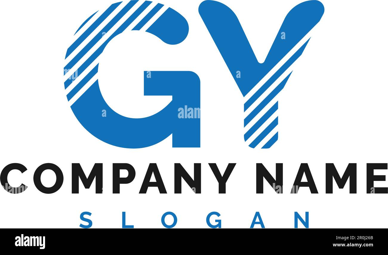 GY Letter Logo Design. GY letter logo Vector Illustration - Vector ...