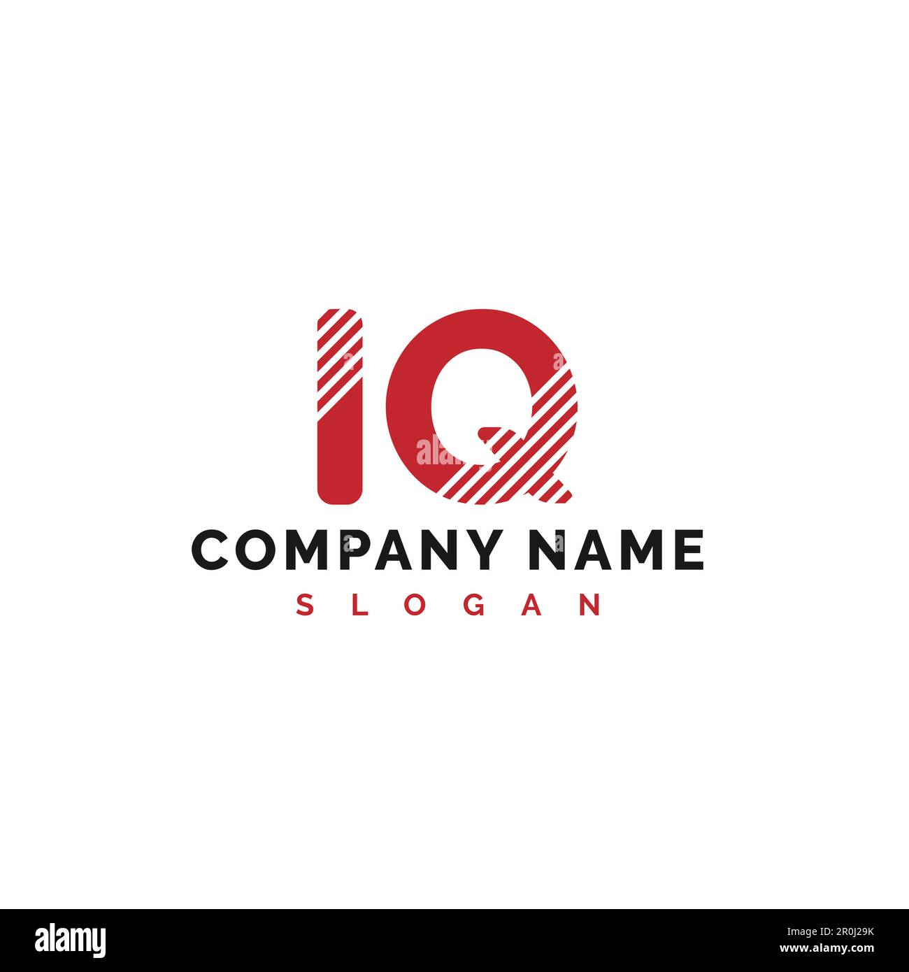 IQ Letter Logo Design. IQ letter logo Vector Illustration - Vector ...