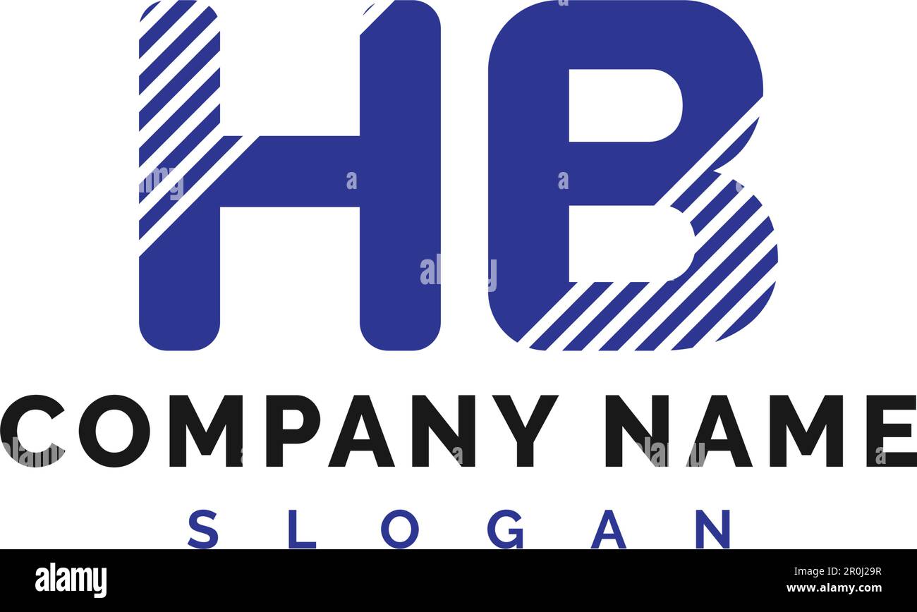 HB Letter Logo Design. HB letter logo Vector Illustration - Vector Stock Vector Image & Art - Alamy