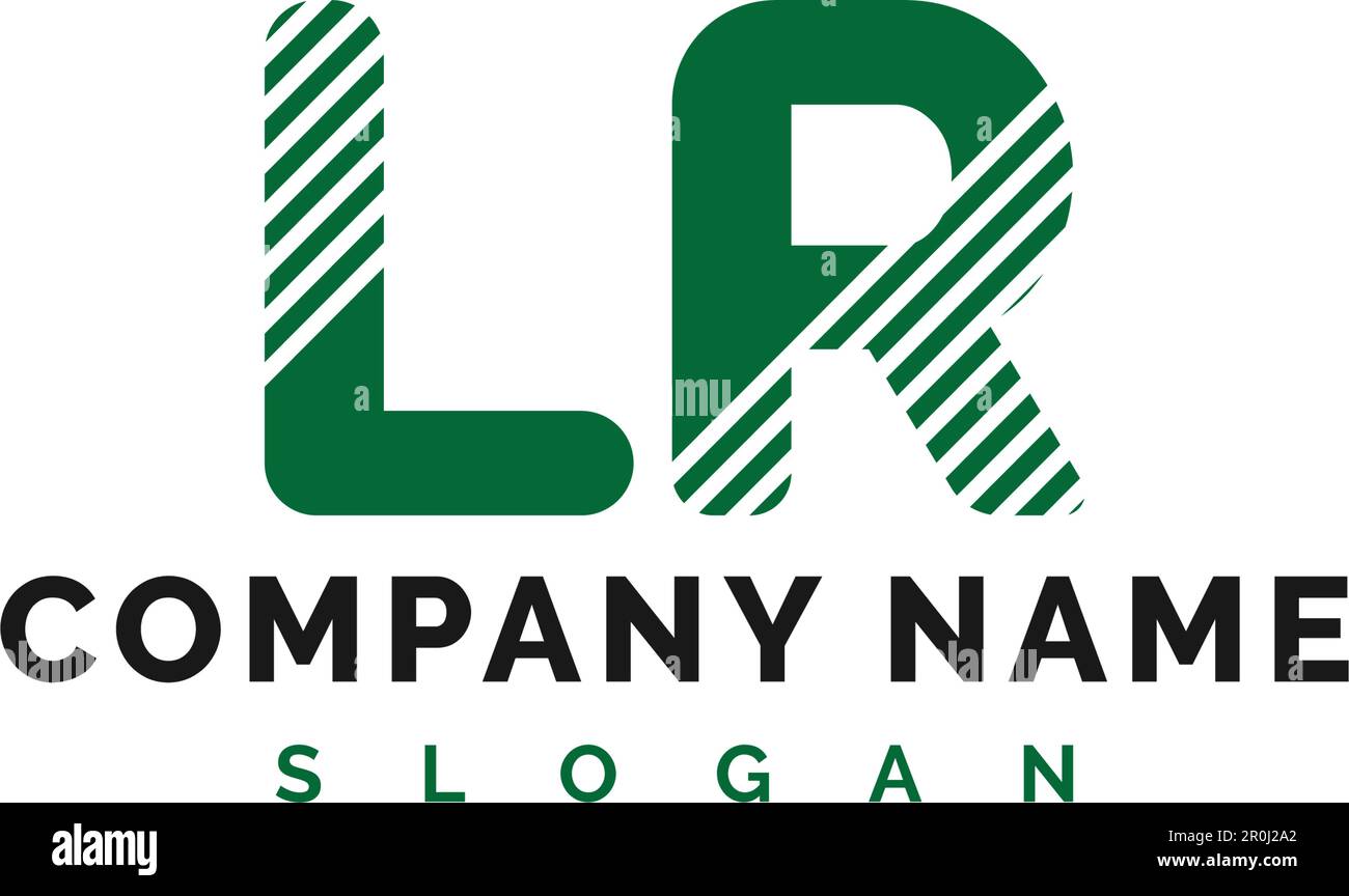 LR Letter Logo Design. LR letter logo Vector Illustration - Vector ...