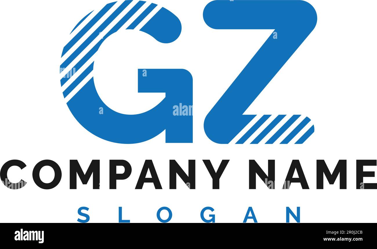 GZ Letter Logo Design. GZ letter logo Vector Illustration - Vector ...