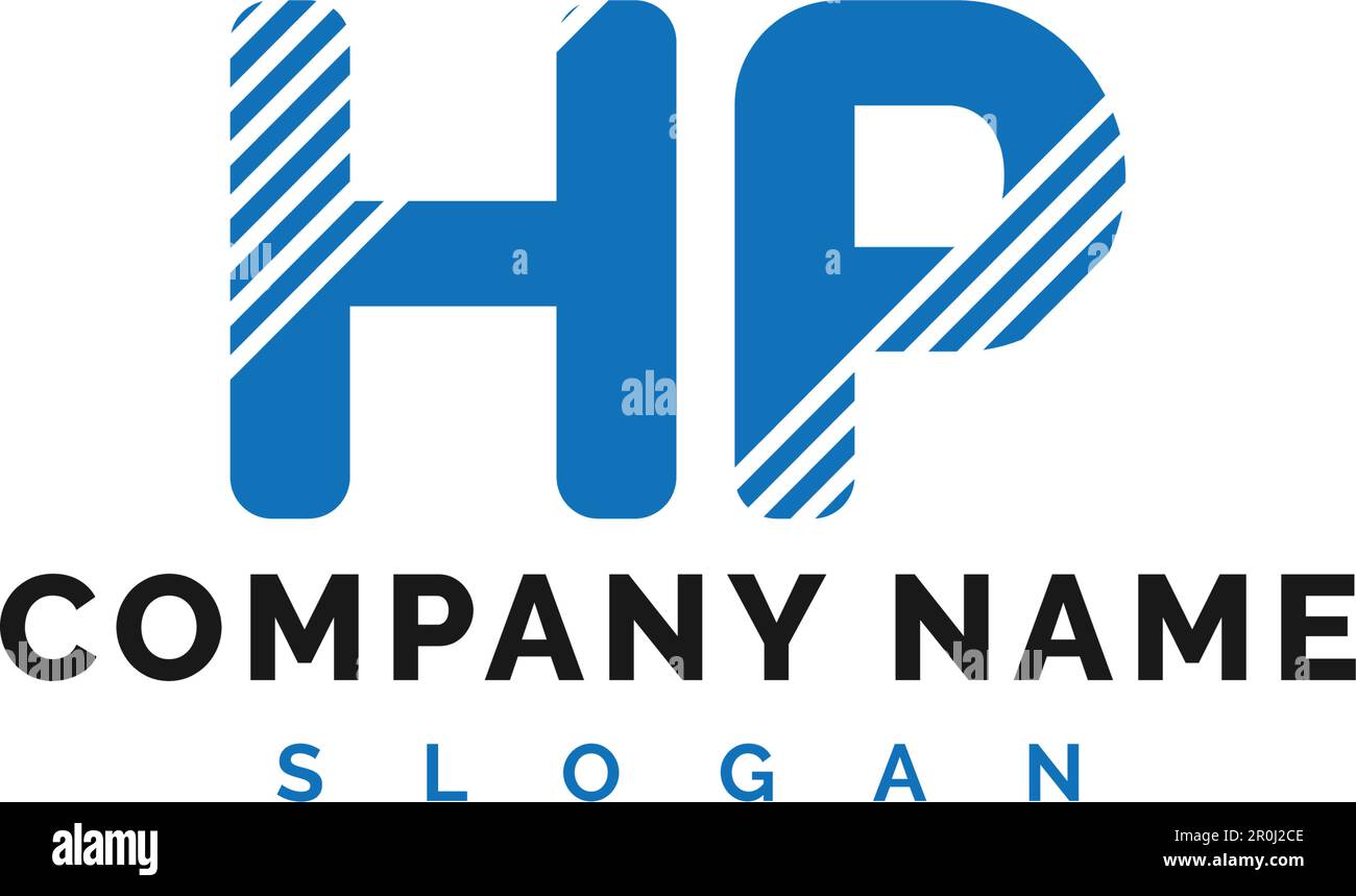 HP Letter Logo Design. HP letter logo Vector Illustration - Vector ...