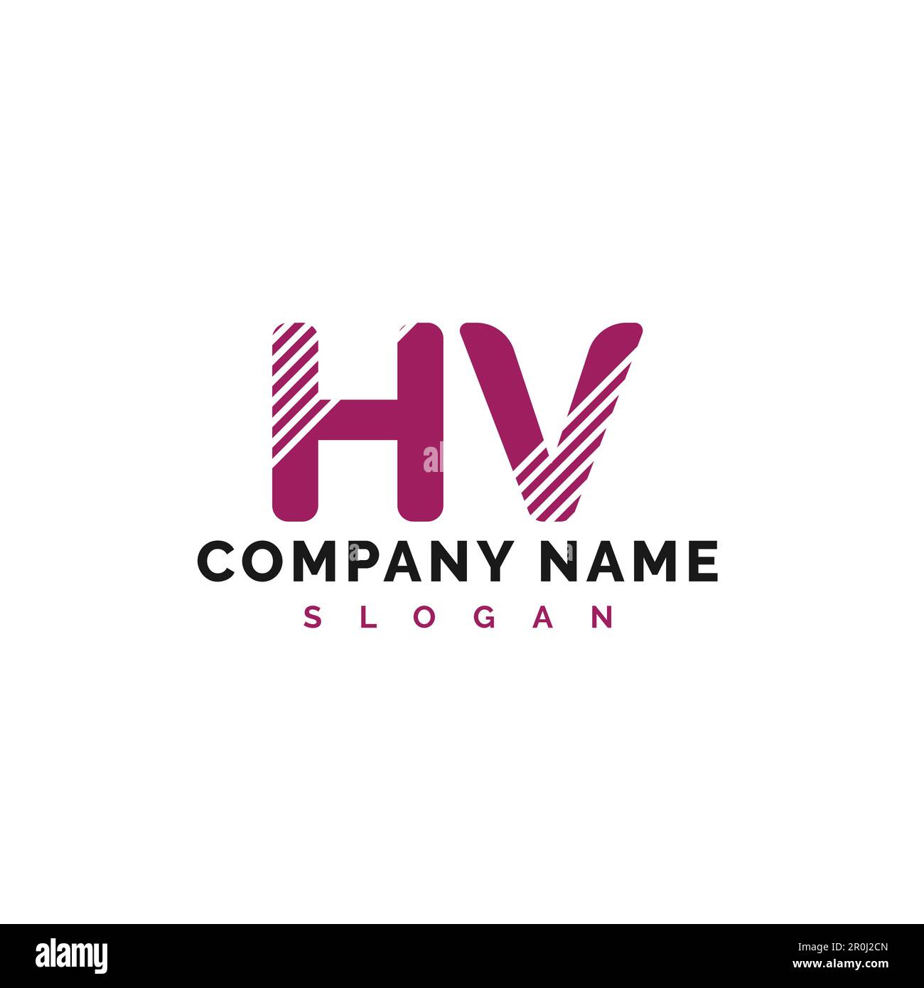 HV Letter Logo Design. HV letter logo Vector Illustration - Vector ...