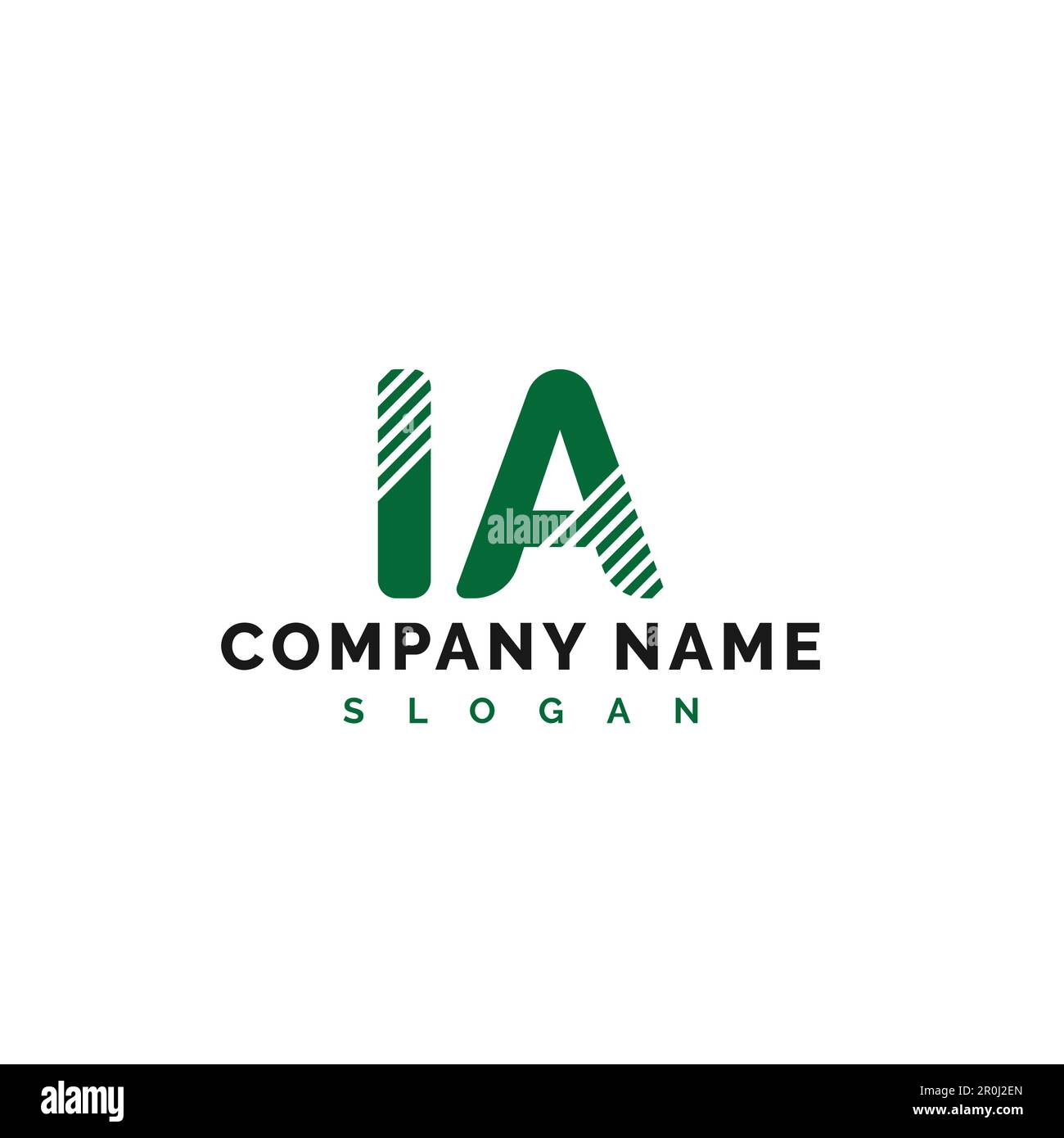 IA Letter Logo Design. IA letter logo Vector Illustration - Vector ...
