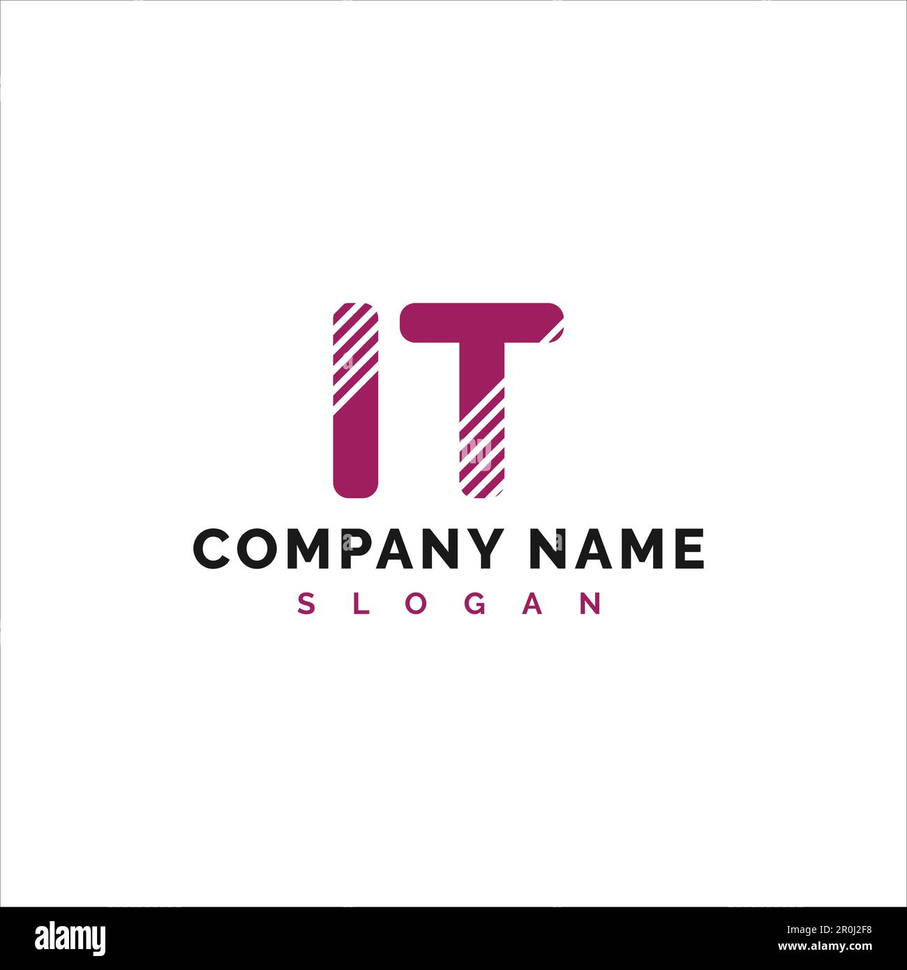 IT Letter Logo Design. IT letter logo Vector Illustration - Vector ...