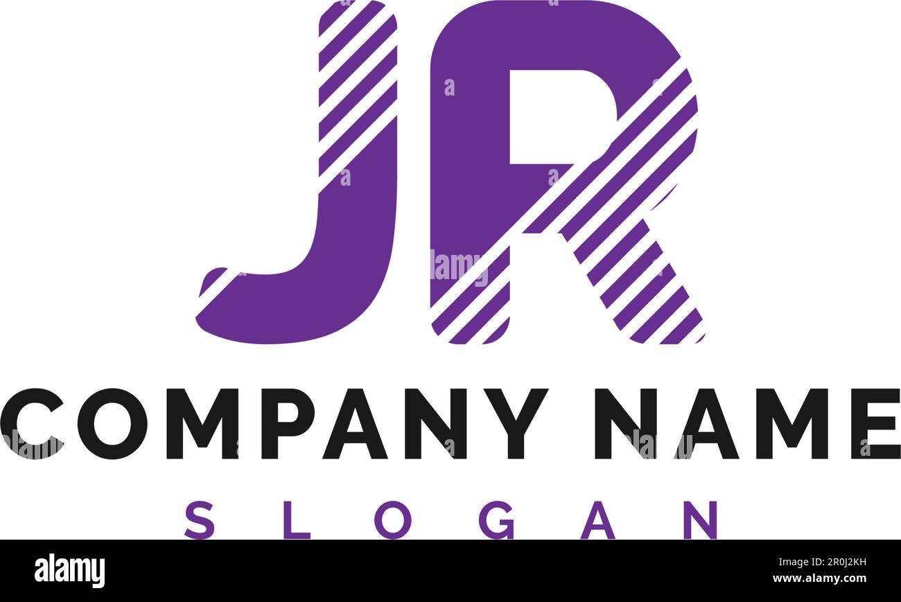 JR Letter Logo Design. JR letter logo Vector Illustration - Vector ...