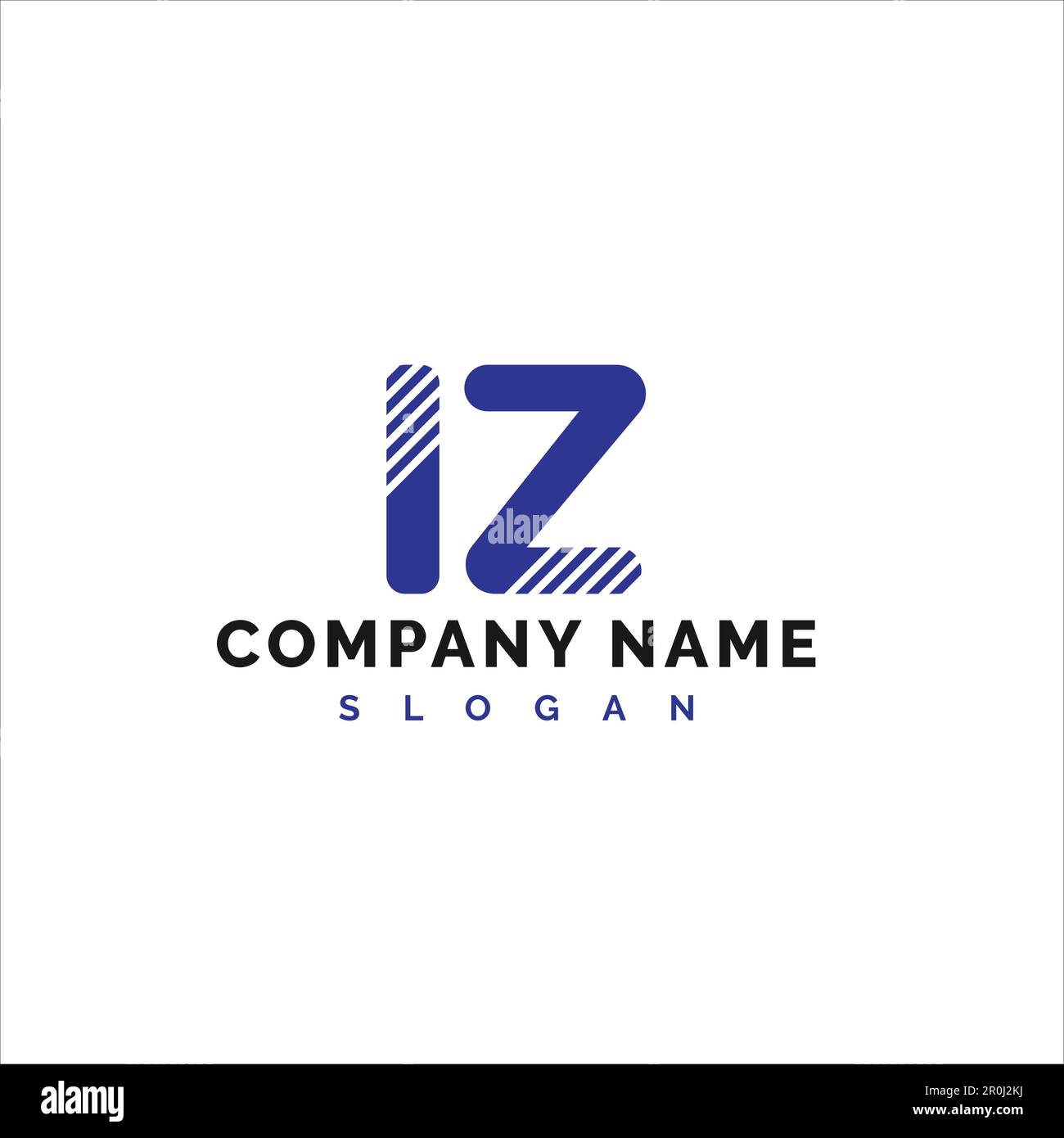 IZ Letter Logo Design. IZ letter logo Vector Illustration - Vector ...