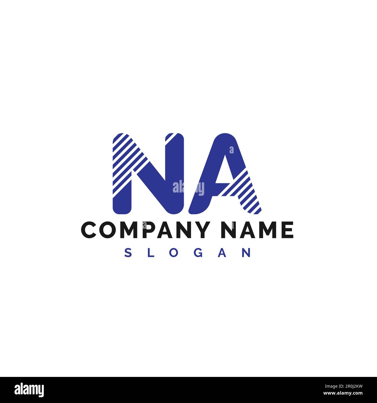 NA Letter Logo Design. NA letter logo Vector Illustration - Vector ...