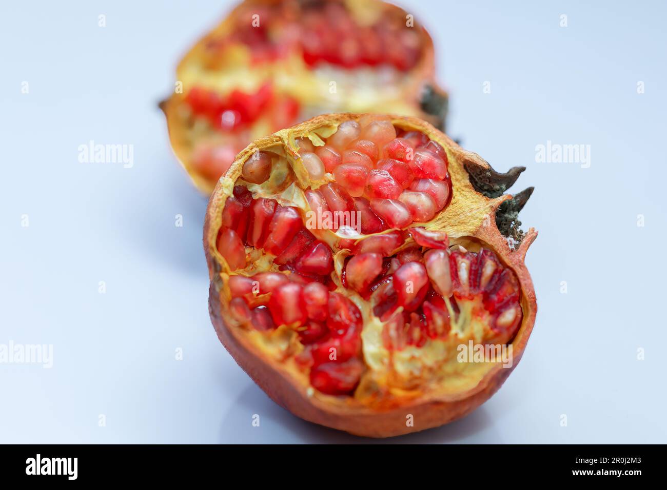 Pomegranate high in dietary fiber and antioxidants . Tropical healthy ...