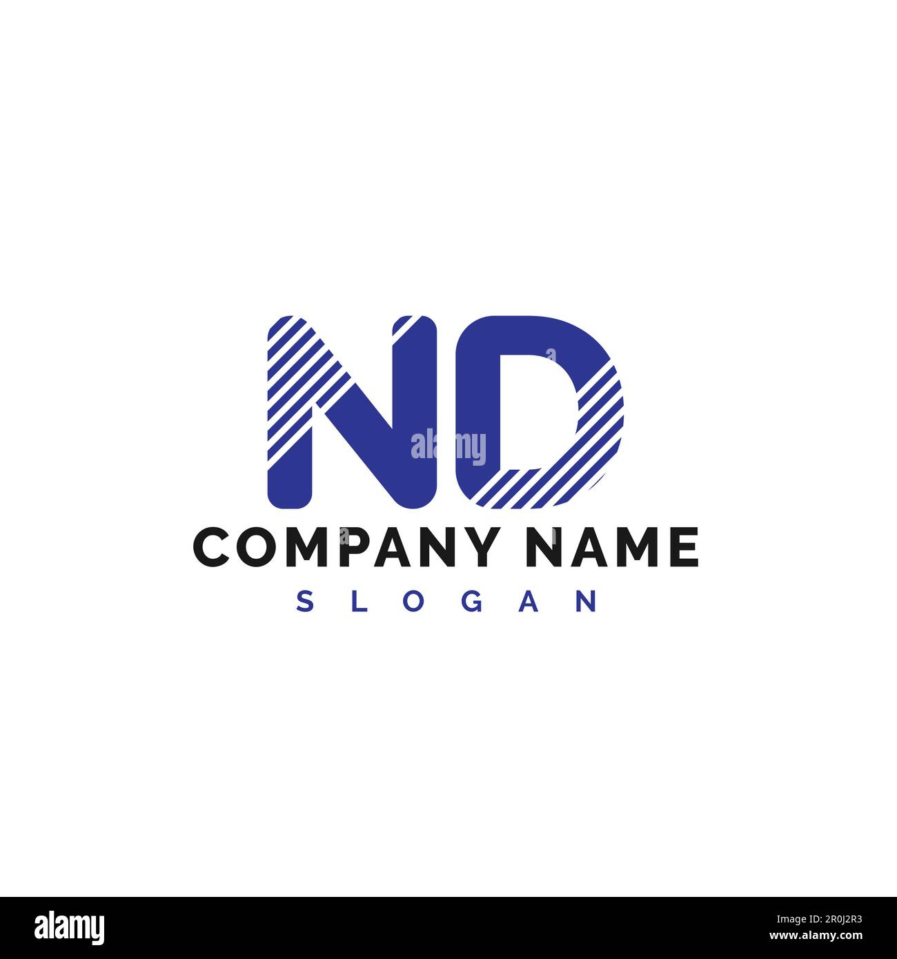 ND Letter Logo Design. ND letter logo Vector Illustration - Vector ...