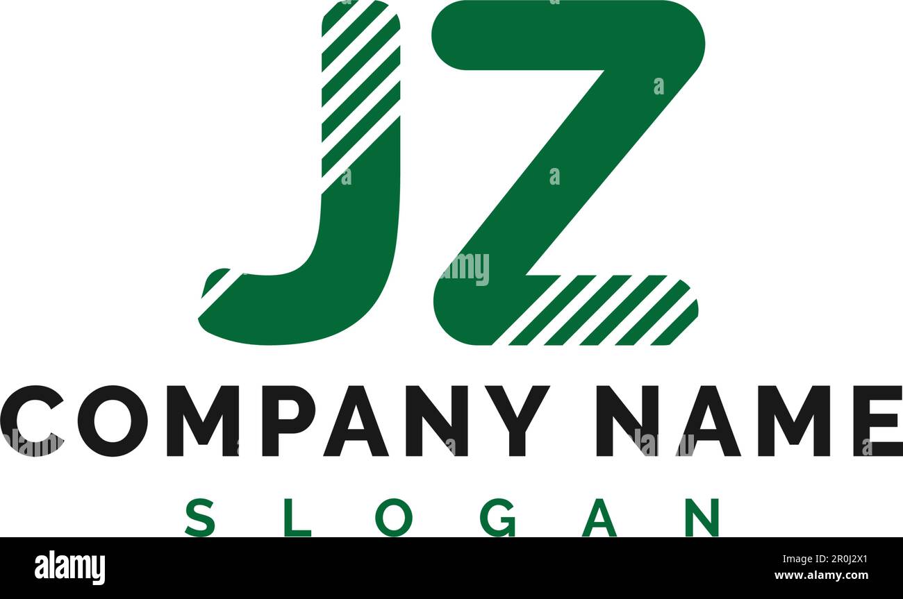 JZ Letter Logo Design. JZ letter logo Vector Illustration - Vector ...