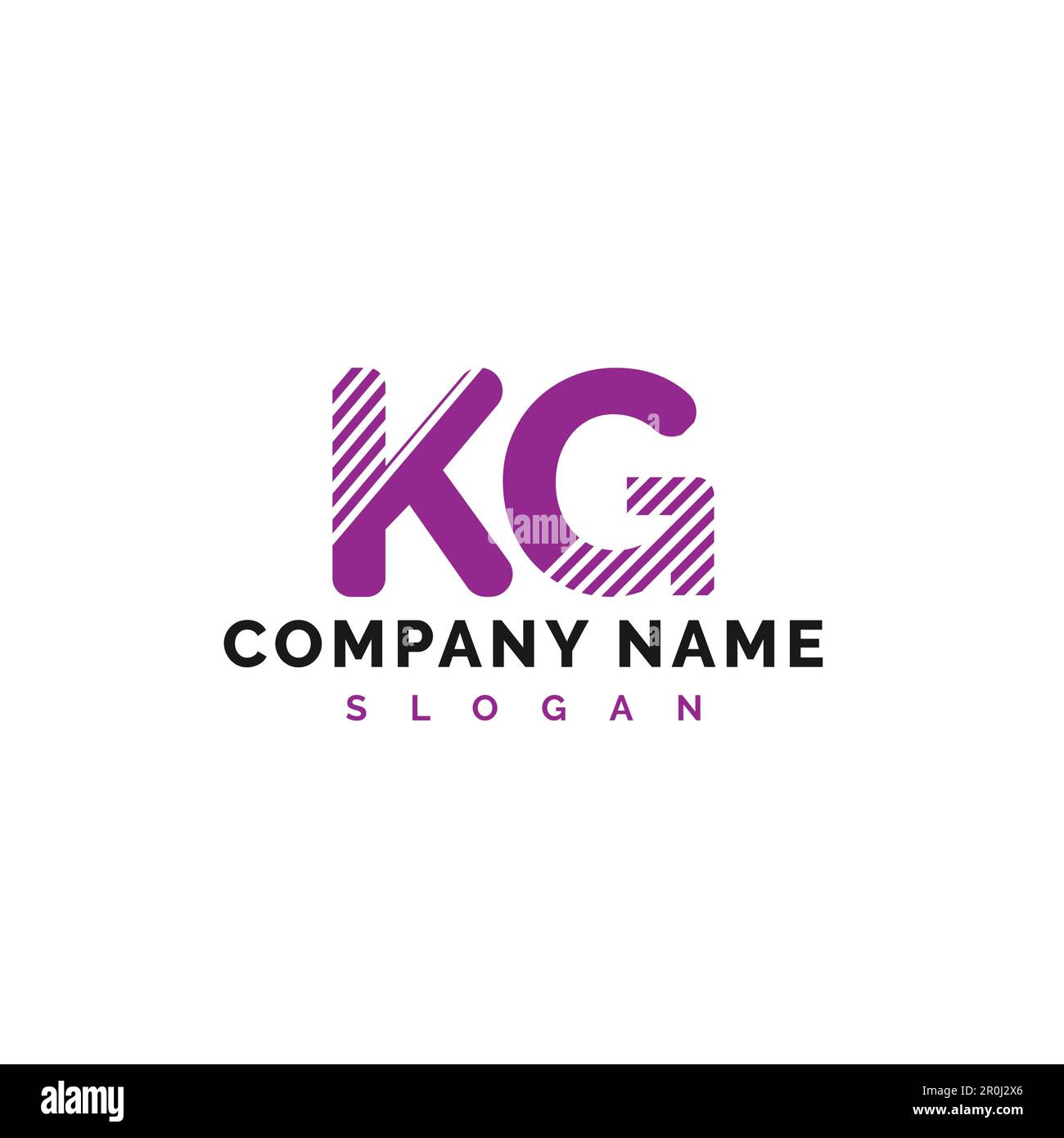 KG Letter Logo Design. KG letter logo Vector Illustration - Vector ...