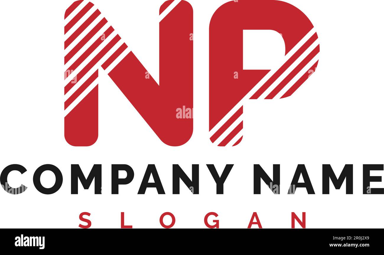 NP Letter Logo Design. NP letter logo Vector Illustration - Vector ...