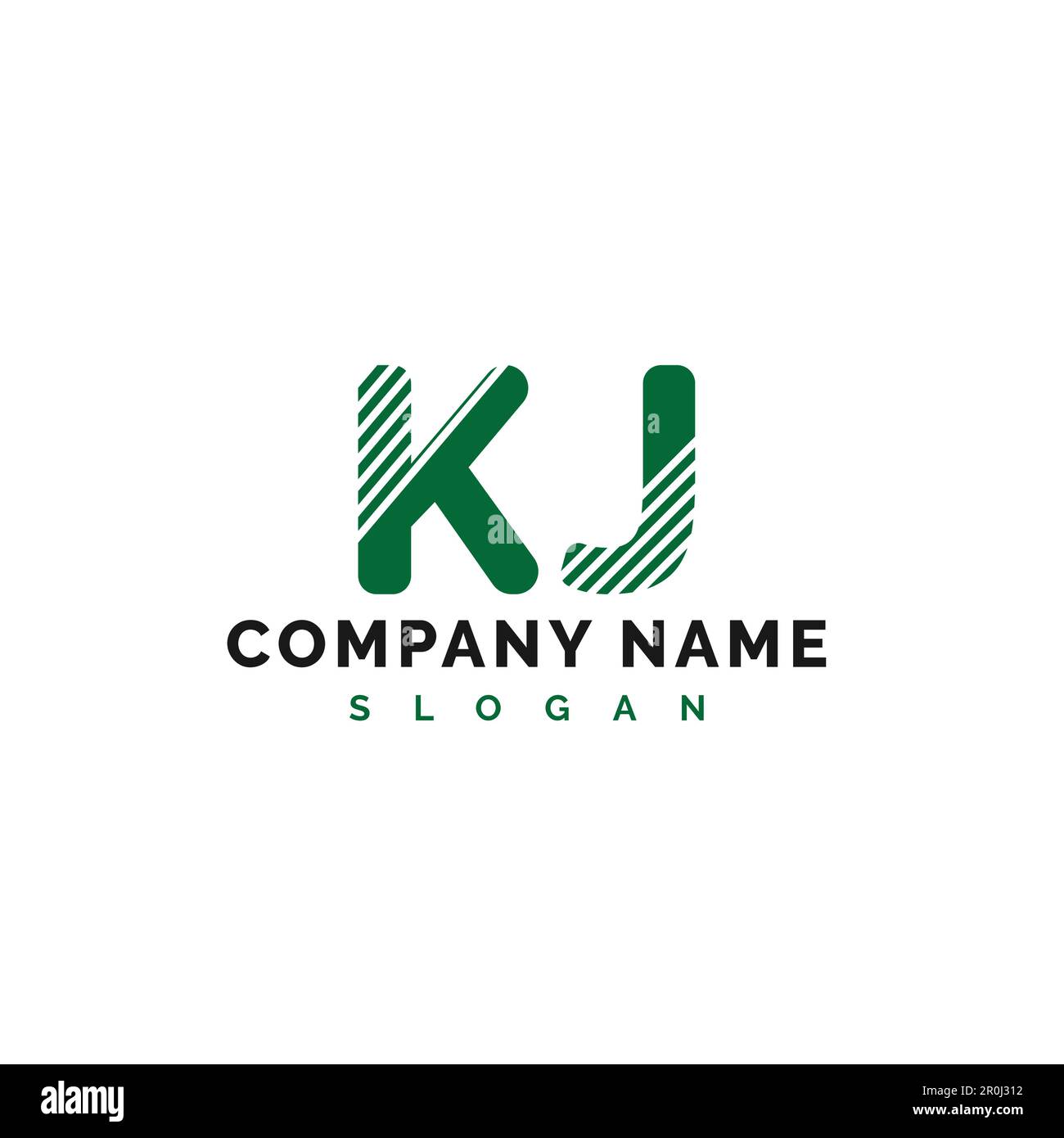 KJ Letter Logo Design. KJ letter logo Vector Illustration - Vector ...