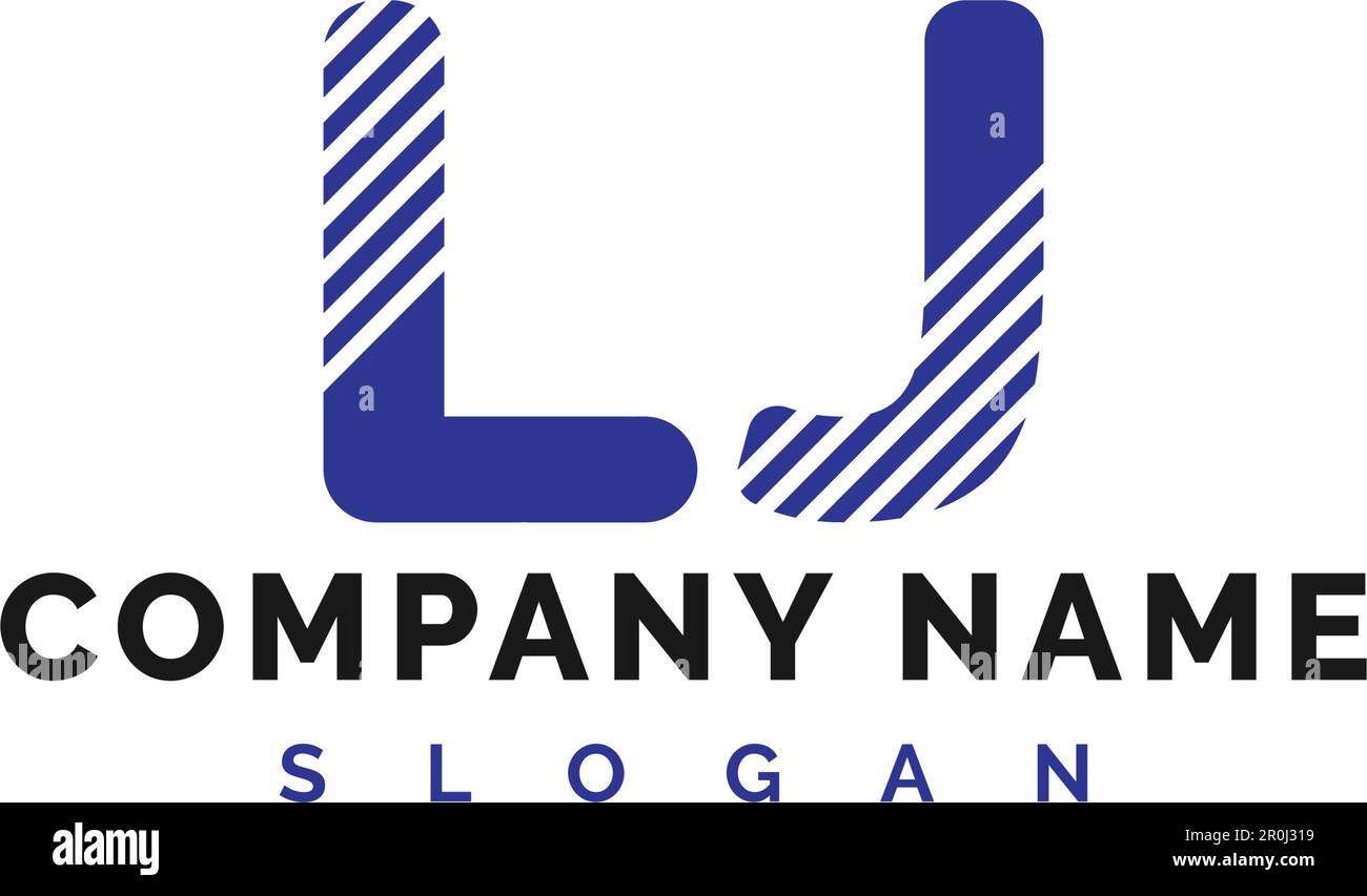 LJ Letter Logo Design. LJ letter logo Vector Illustration - Vector ...