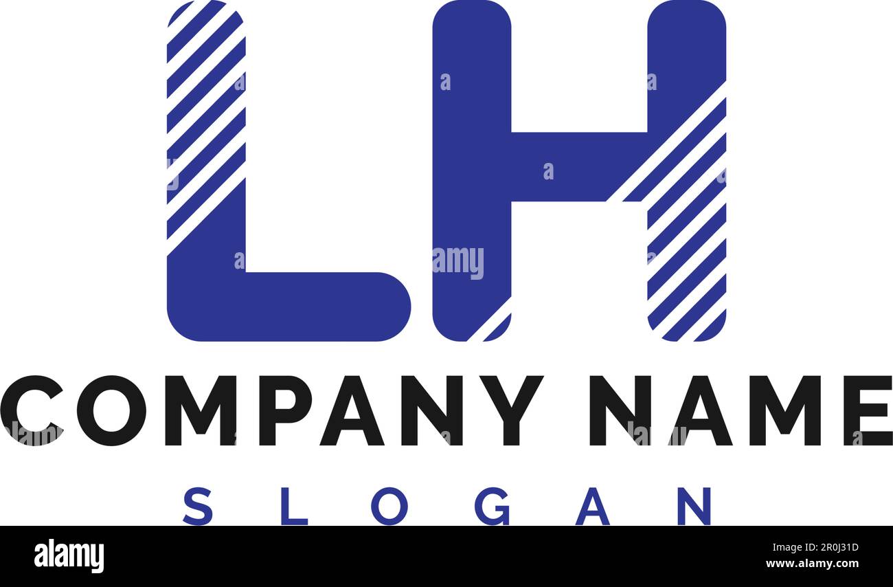 LH Letter Logo Design. LH letter logo Vector Illustration - Vector ...