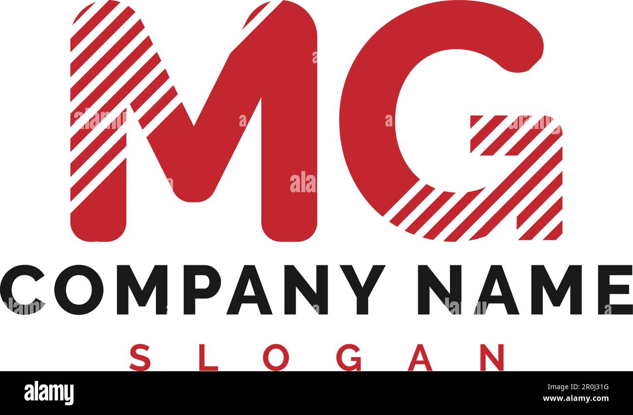 MG Letter Logo Design. MG letter logo Vector Illustration - Vector ...