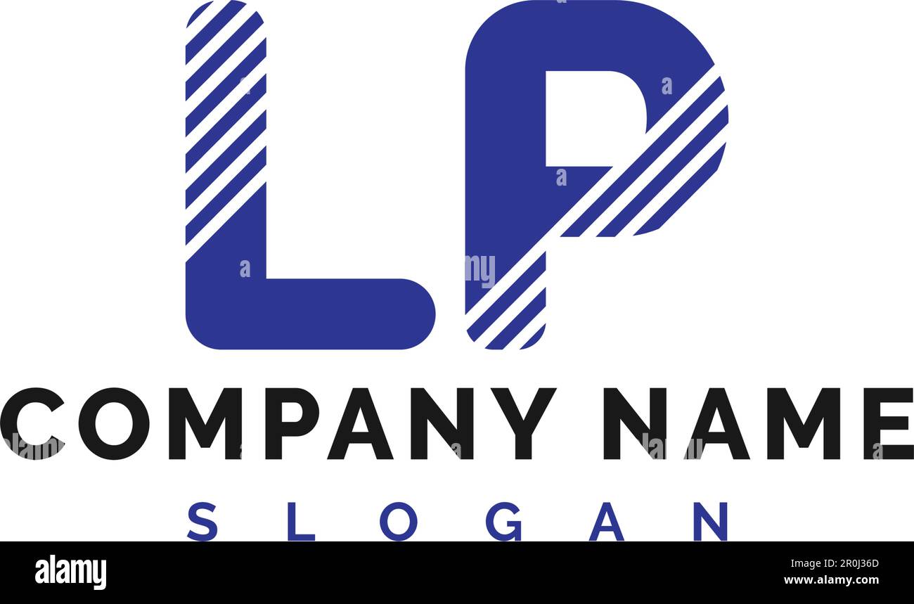 LP Letter Logo Design. LP letter logo Vector Illustration - Vector ...