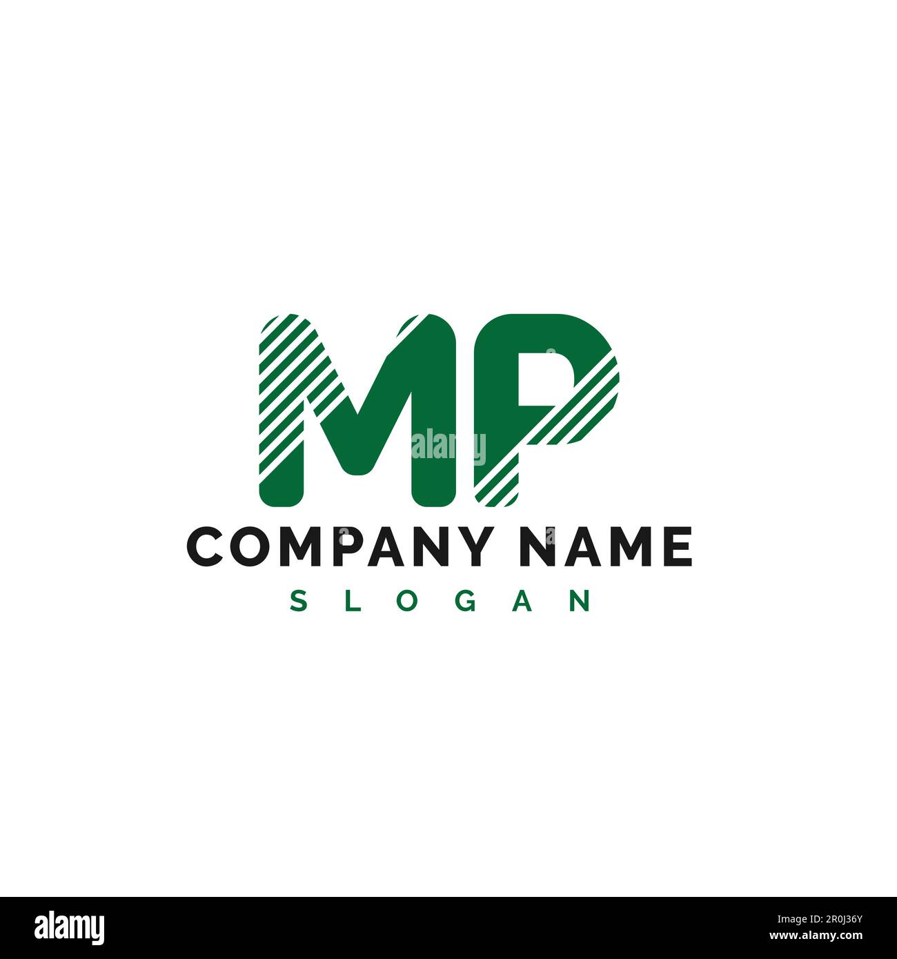 MP Letter Logo Design. MP letter logo Vector Illustration - Vector ...