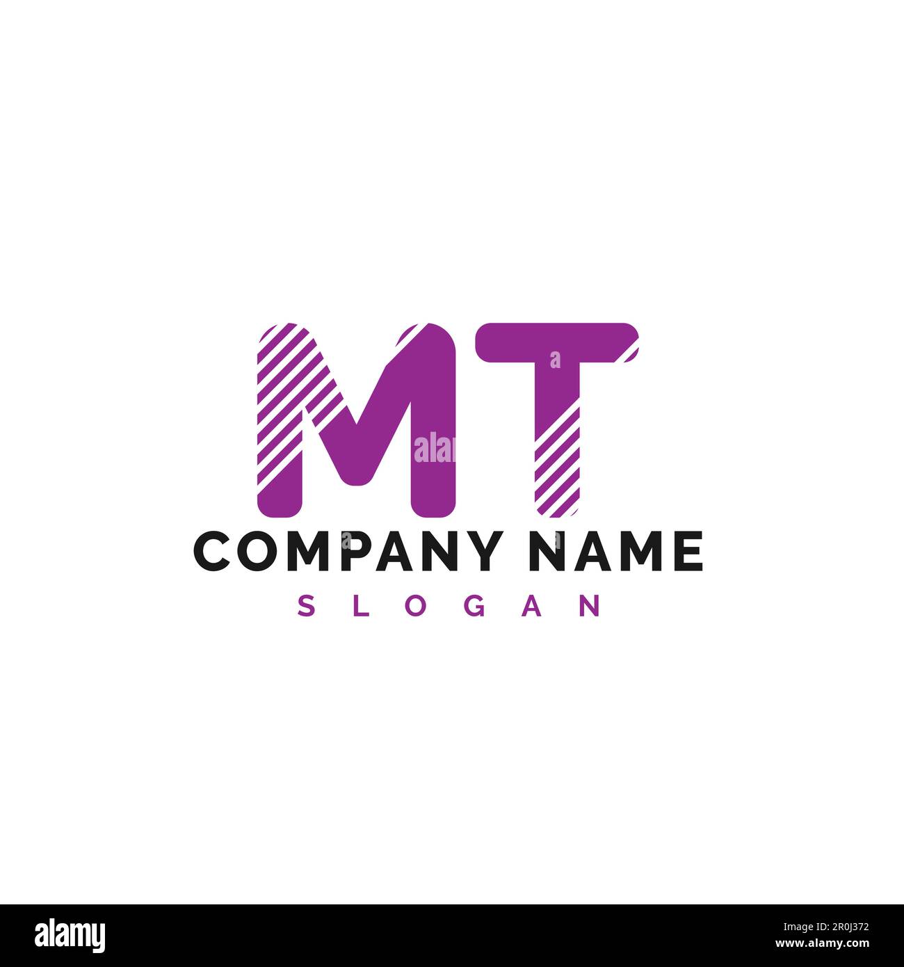 MT Letter Logo Design. MT letter logo Vector Illustration - Vector ...