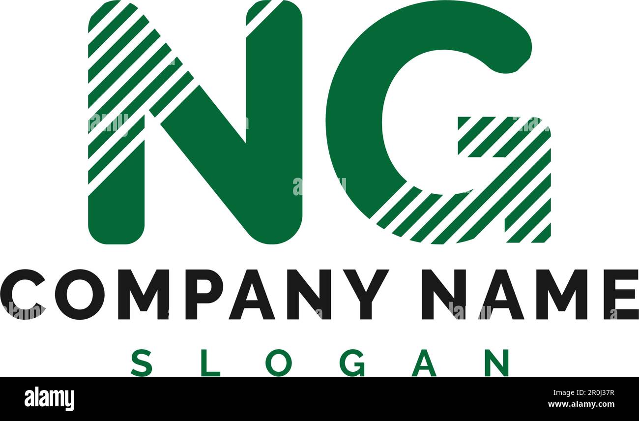 NG Letter Logo Design. NG letter logo Vector Illustration - Vector ...
