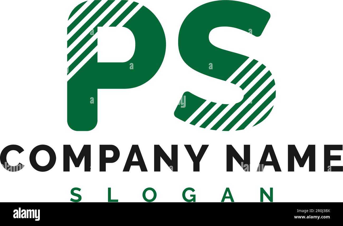 PS Letter Logo Design. PS letter logo Vector Illustration - Vector ...