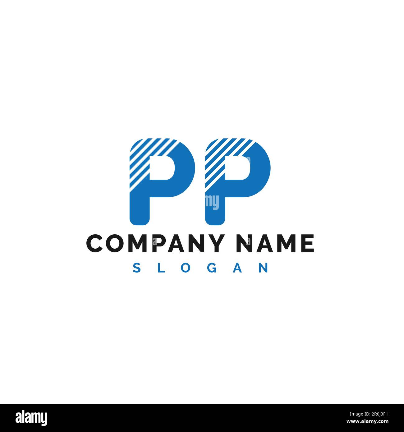 PP Letter Logo Design. PP letter logo Vector Illustration - Vector ...