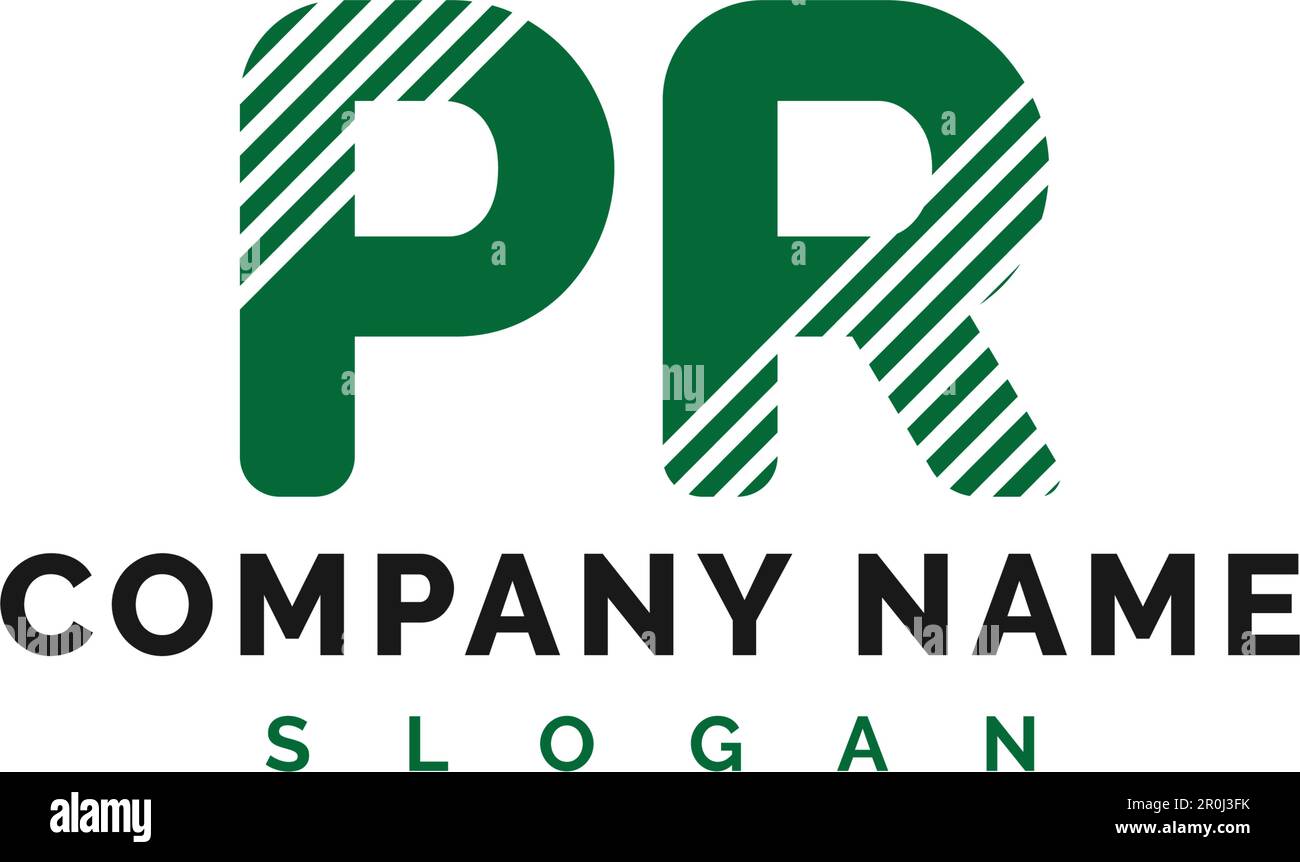 PR Letter Logo Design. PR letter logo Vector Illustration - Vector Stock Vector Image & Art - Alamy