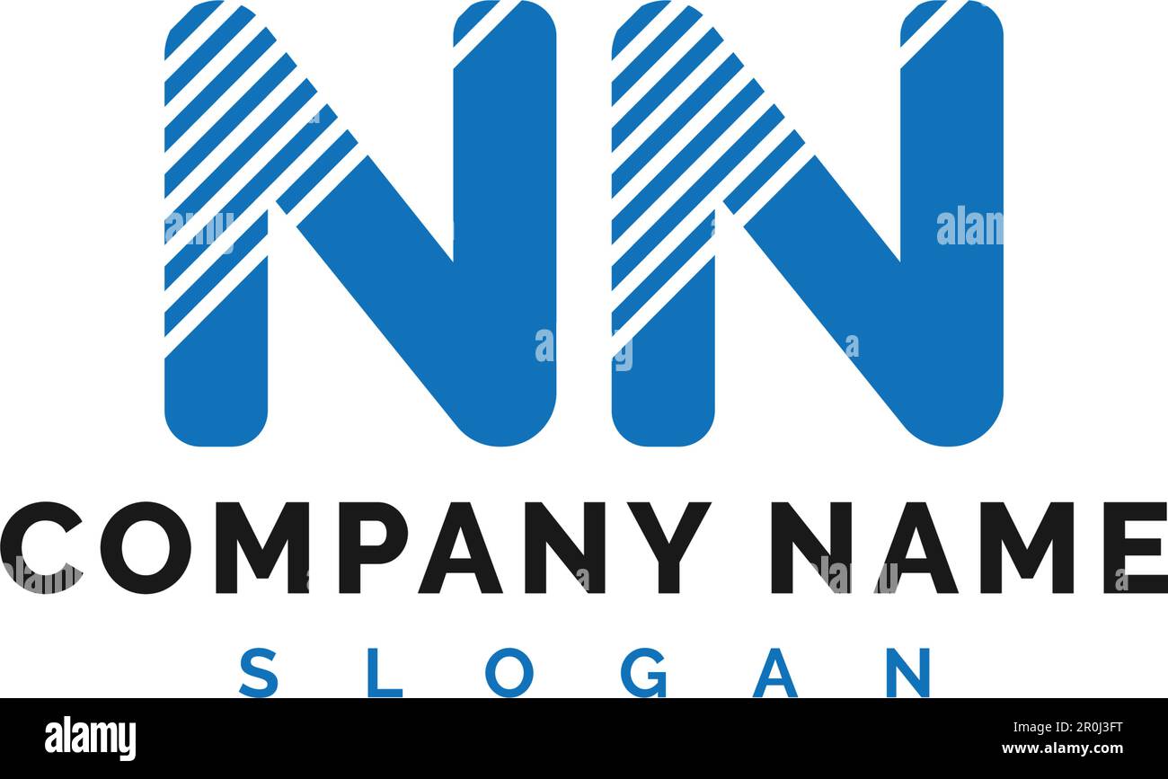 NN Letter Logo Design. NN letter logo Vector Illustration - Vector ...