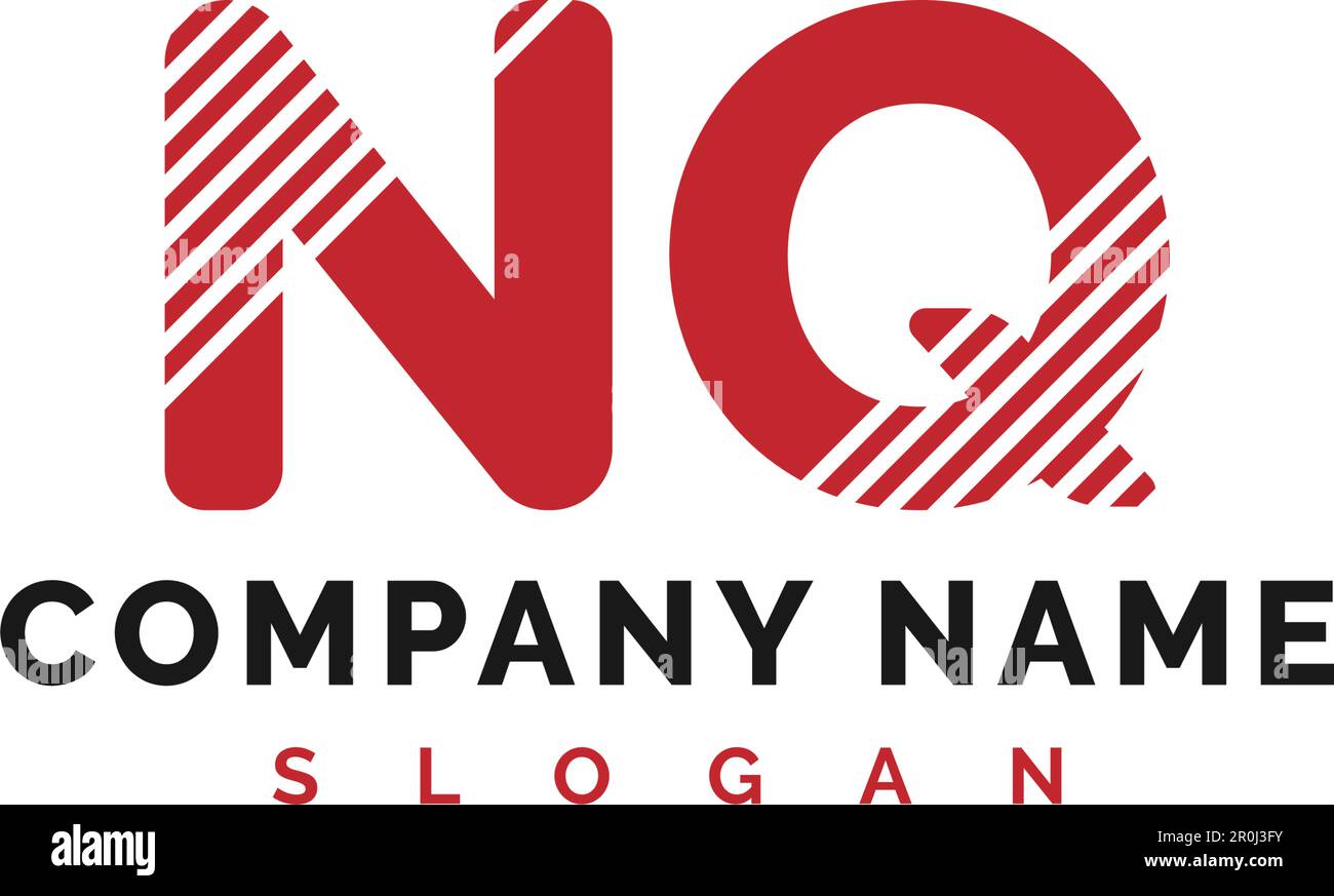 NQ Letter Logo Design. NQ letter logo Vector Illustration - Vector ...