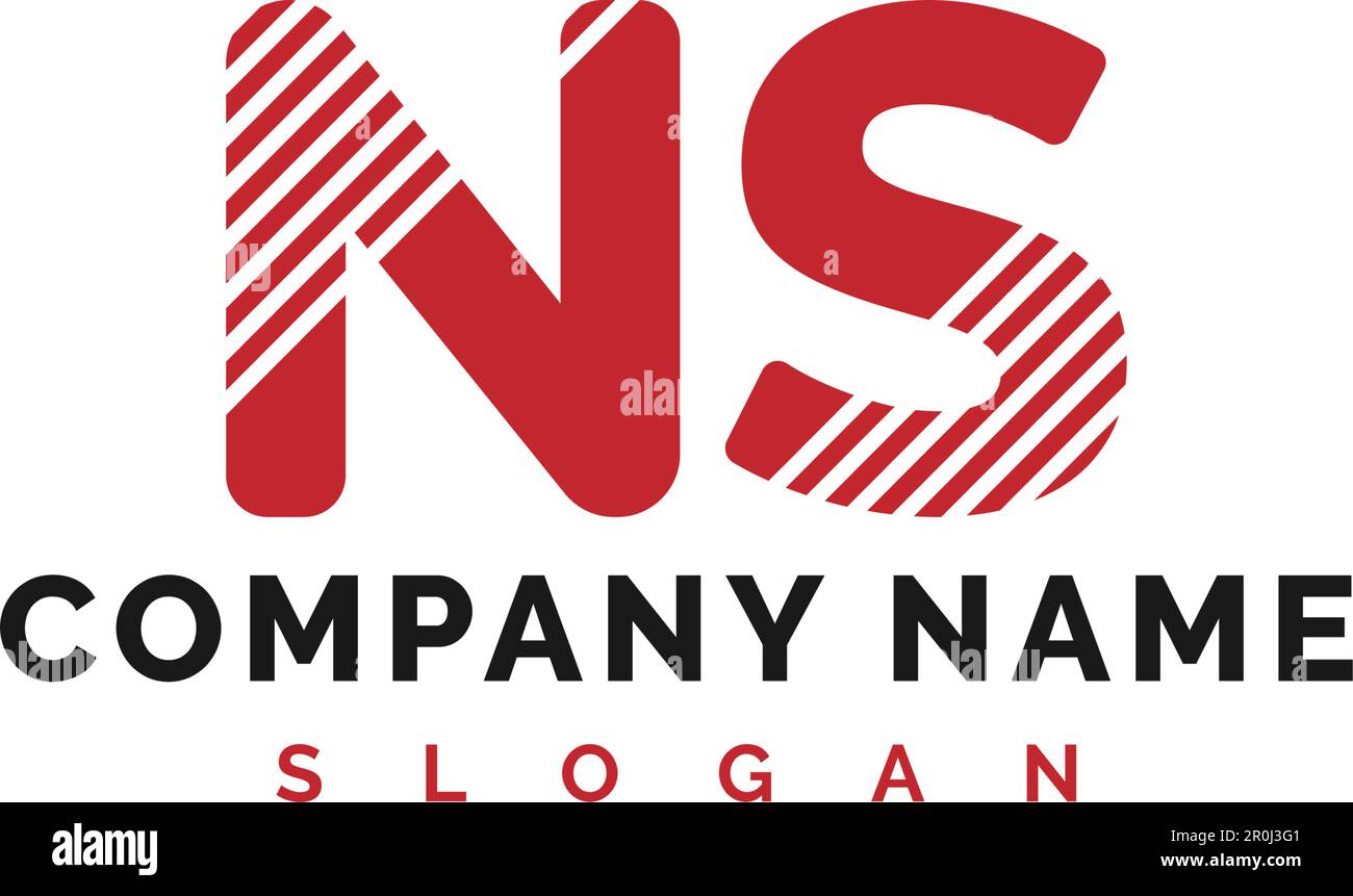 NS Letter Logo Design. NS letter logo Vector Illustration - Vector ...