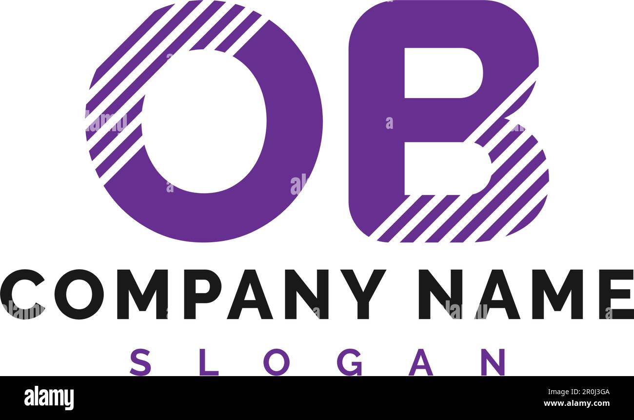 OB Letter Logo Design. OB letter logo Vector Illustration - Vector ...