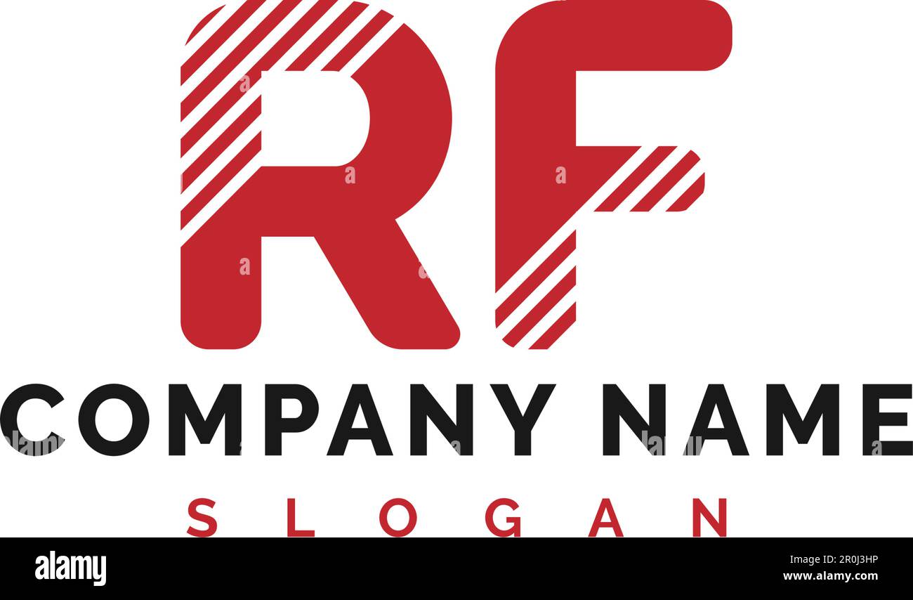 RF Letter Logo Design. RF letter logo Vector Illustration - Vector ...