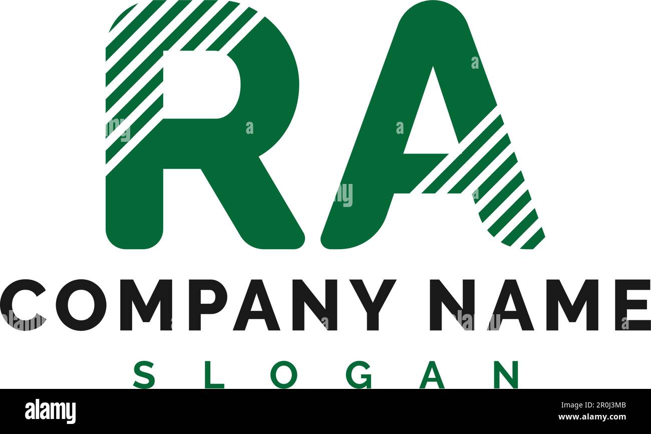 RA Letter Logo Design. RA letter logo Vector Illustration - Vector ...