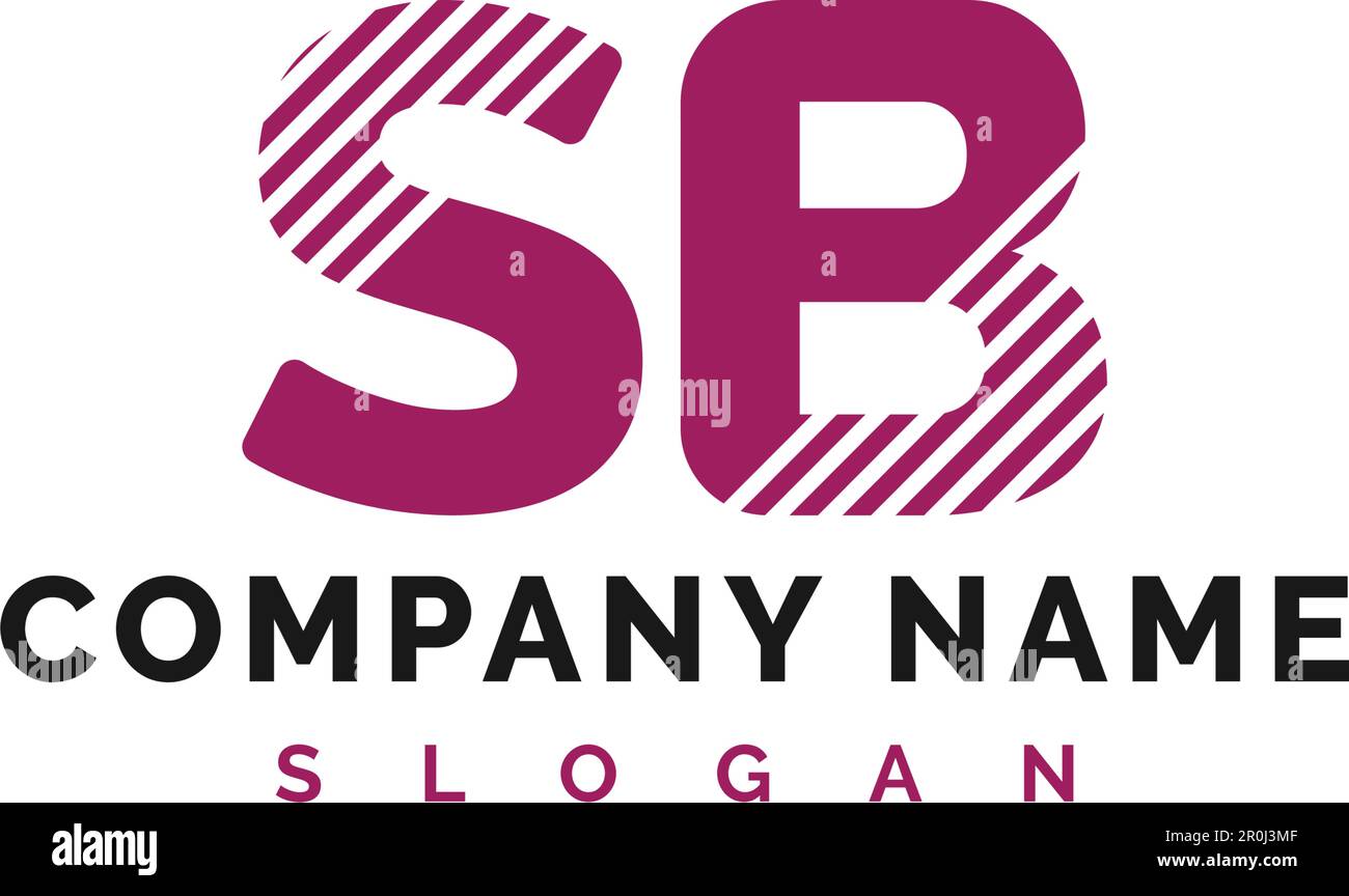 SB Letter Logo Design. SB letter logo Vector Illustration - Vector ...