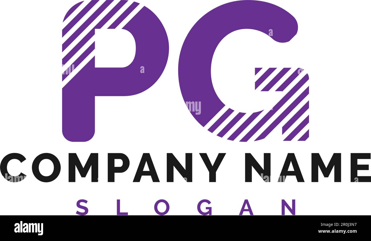 PG Letter Logo Design. PG letter logo Vector Illustration - Vector ...