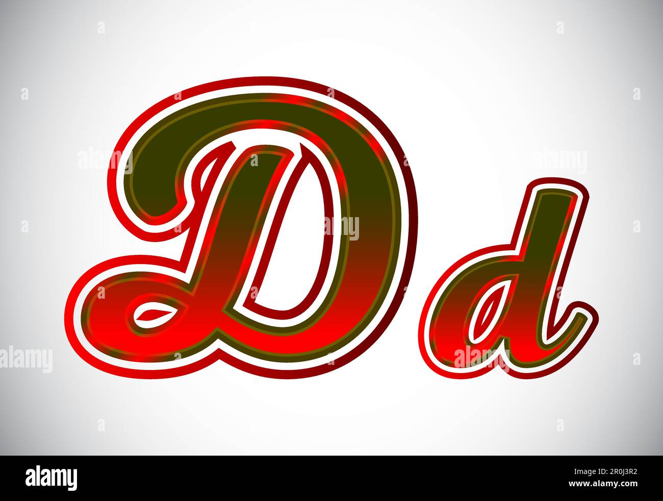 English Upper And Lower Case Letter. Graphic Alphabet Symbol For ...