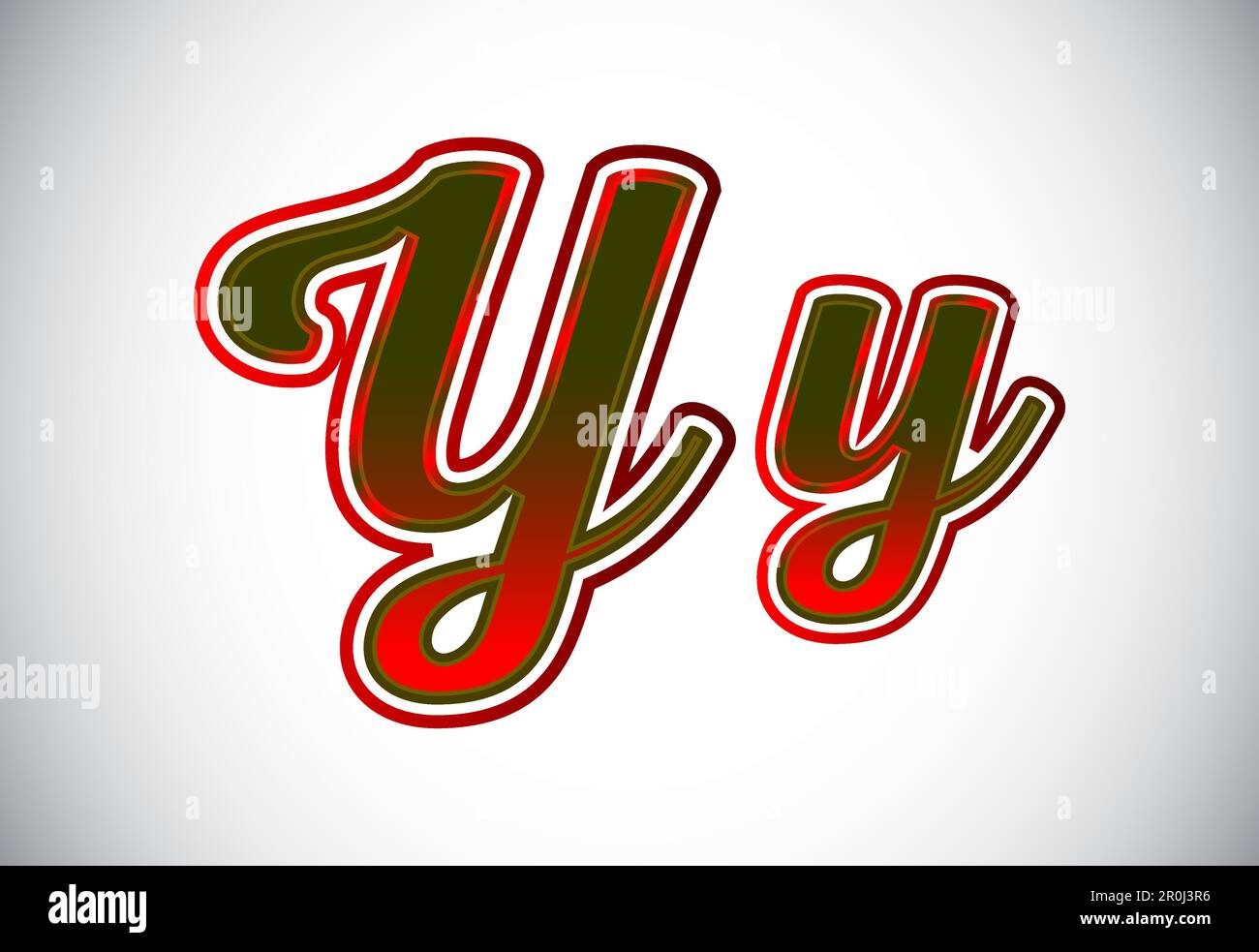 English Upper And Lower Case Letter. Graphic Alphabet Symbol For ...