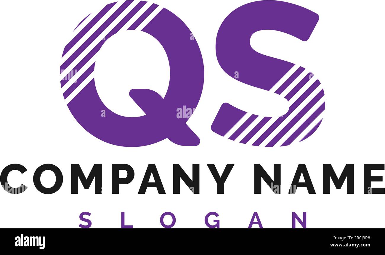 QS Letter Logo Design. QS letter logo Vector Illustration - Vector ...