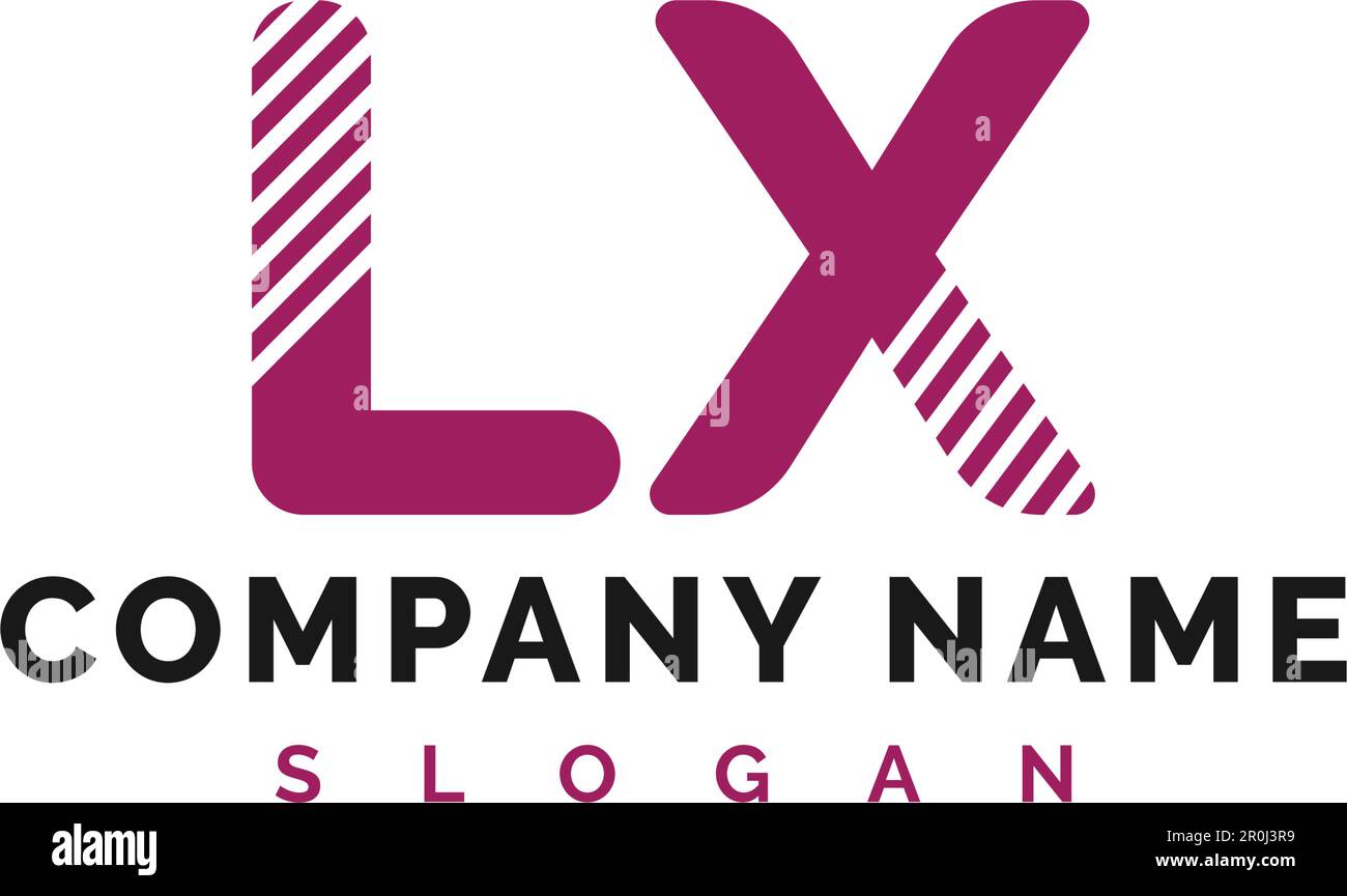 LX Letter Logo Design. LX letter logo Vector Illustration - Vector Stock Vector Image & Art - Alamy