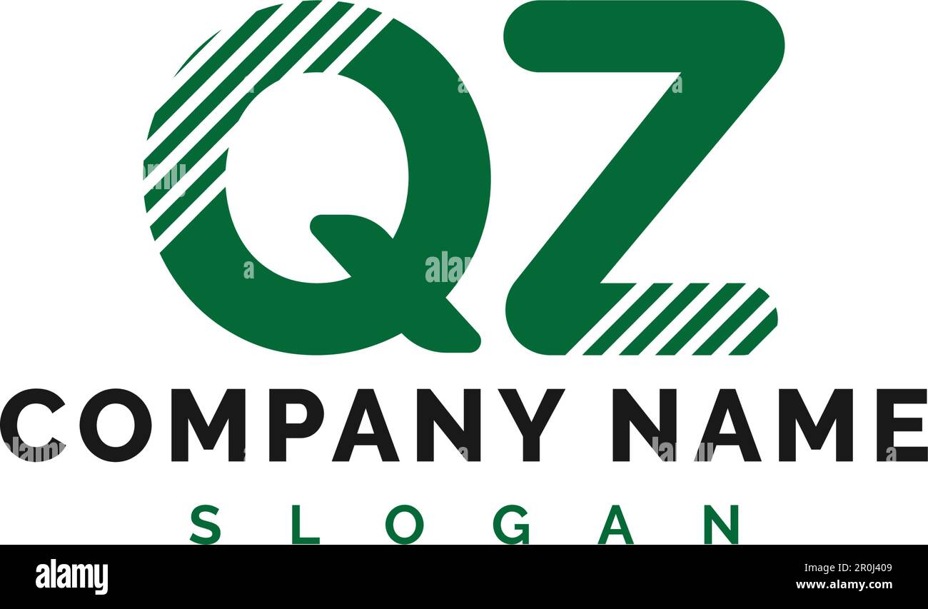 QZ Letter Logo Design. QZ letter logo Vector Illustration - Vector ...