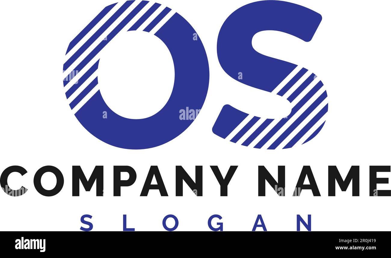 OS Letter Logo Design. OS letter logo Vector Illustration - Vector ...