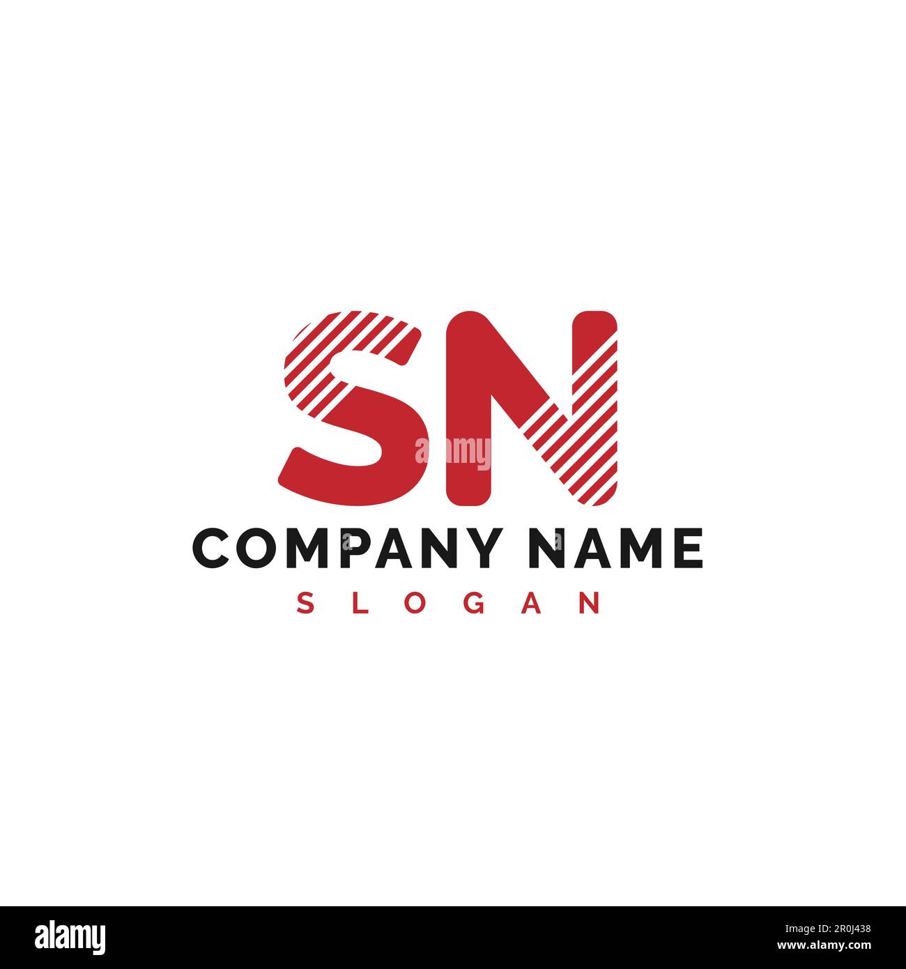 SN Letter Logo Design. SN letter logo Vector Illustration - Vector ...