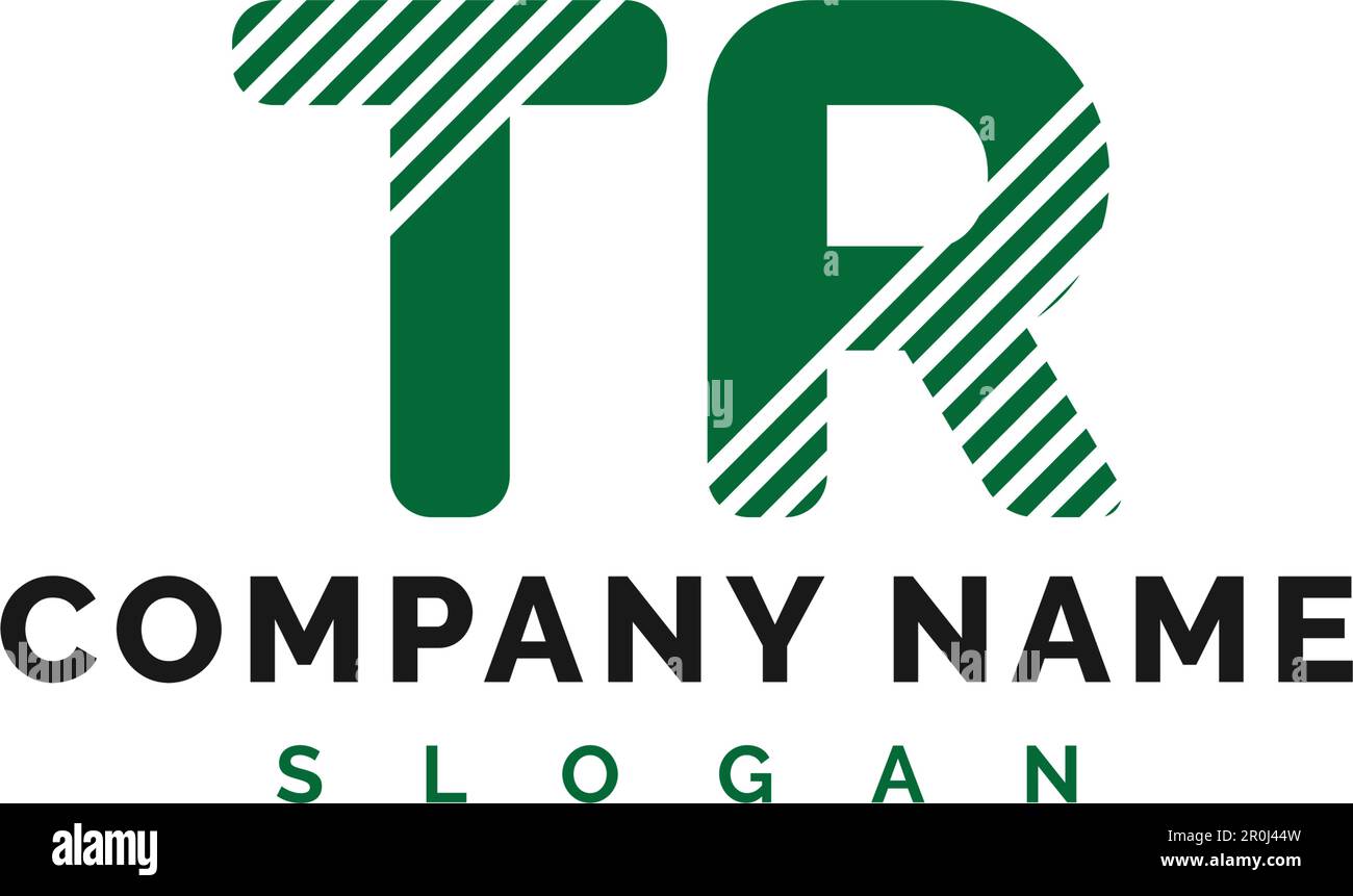 TR Letter Logo Design. TR letter logo Vector Illustration - Vector ...
