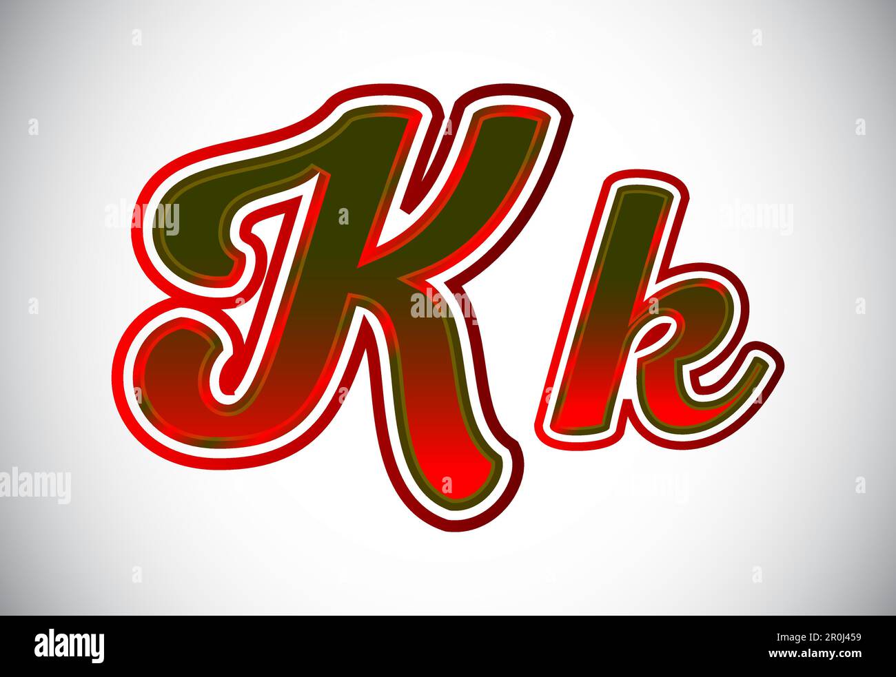 English Upper And Lower Case Letter. Graphic Alphabet Symbol For ...