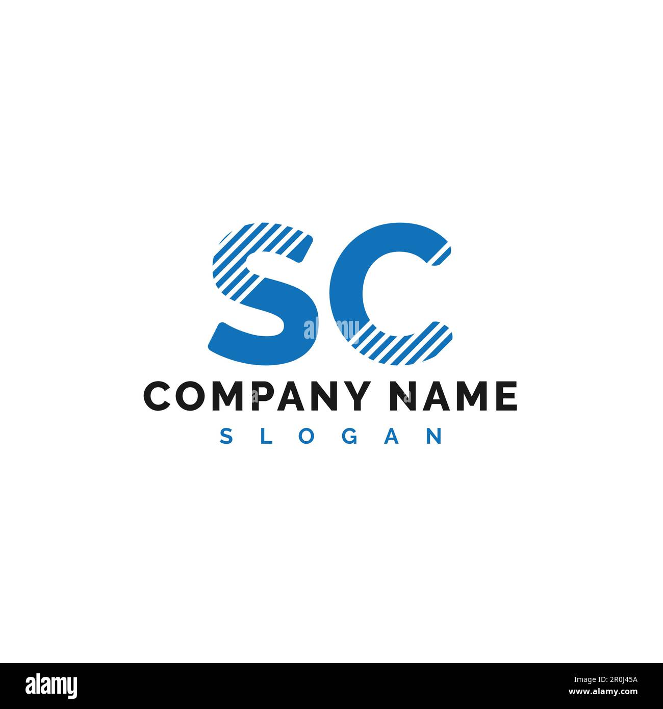 SC Letter Logo Design. SC letter logo Vector Illustration - Vector ...