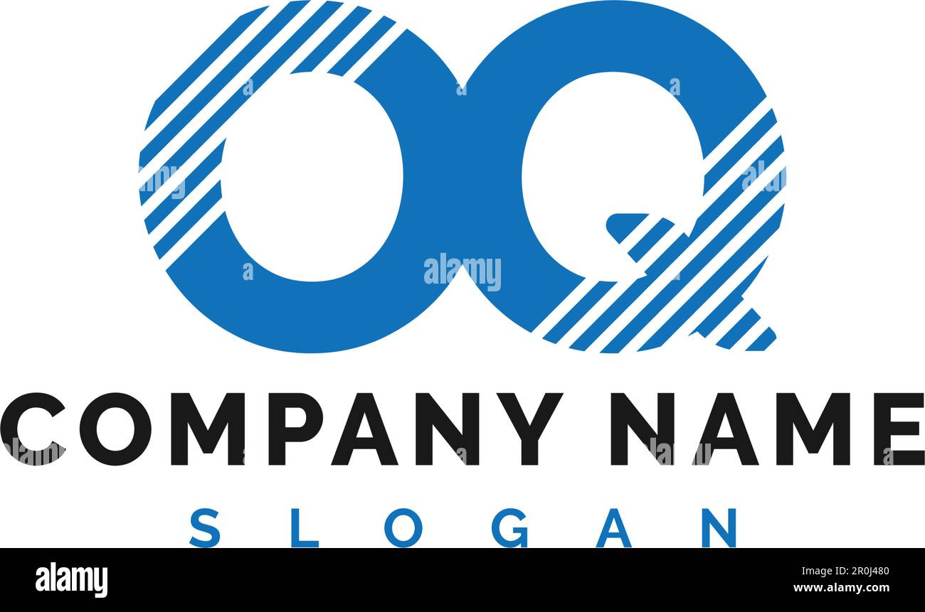 OQ Letter Logo Design. OQ letter logo Vector Illustration - Vector ...