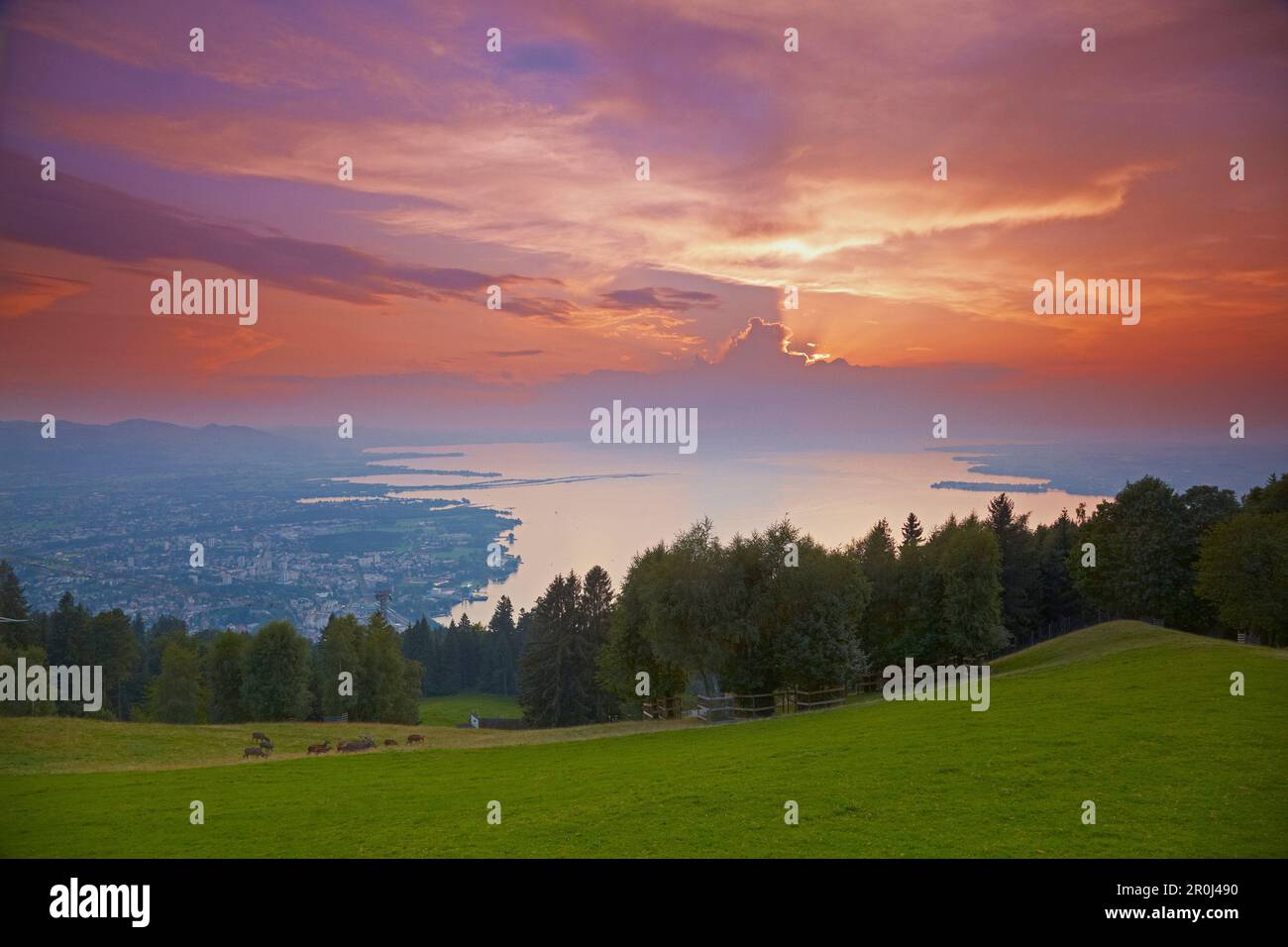 Pfaender mountain sunset hi-res stock photography and images - Alamy