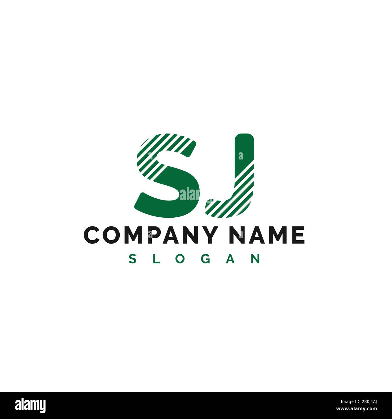 SJ Letter Logo Design. SJ letter logo Vector Illustration - Vector ...